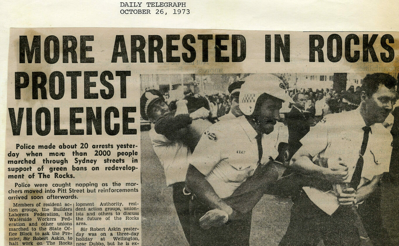 The Battle for The Rocks - 50th… | The Rocks Discovery Museum